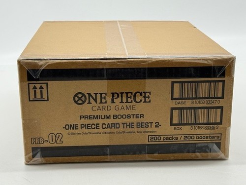 One Piece English PRB-02 Premium Booster The Best 2 Booster Box Case ...