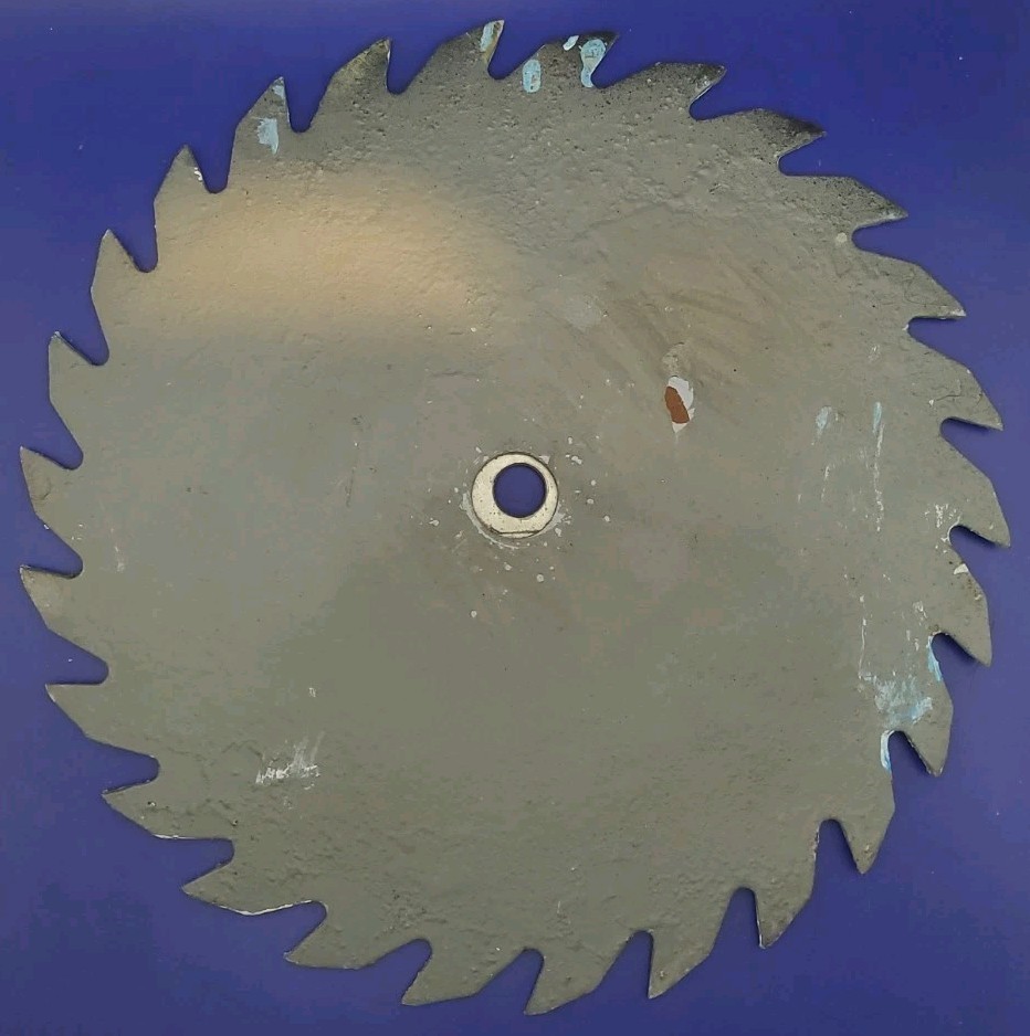 Hand Painted Saw Blade Wall Folk Art on Metal 7" Circular Blade Barb ...