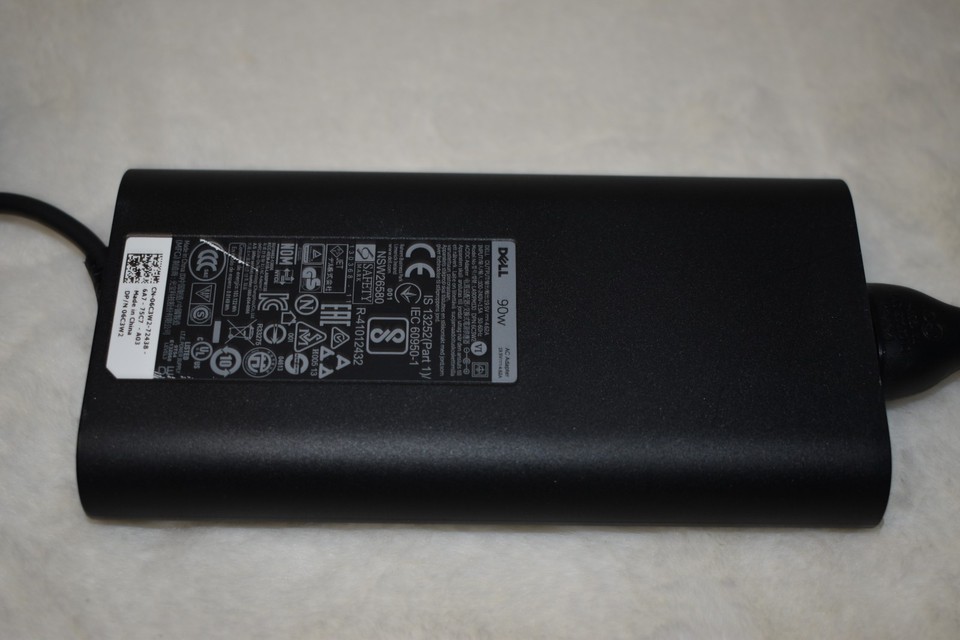OEM Genuine Dell 90W 19.5V LA90PM130 6C3W2 C9HYX AC Power Adapter ...