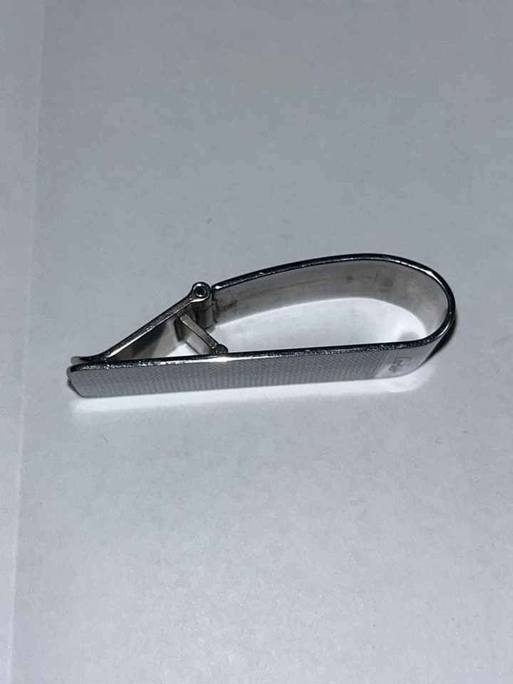 Cartier Chevron Money Clip Silver Stainless Steel Authentic from Japan ...