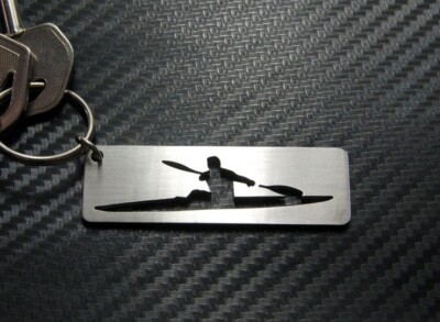 CANOE Kayak Keyring Keychain Key Fob Gift Stainless Steel Gift | eBay