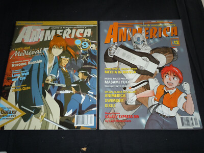 Anime & Manga Animerica Magazine Vol 5,#12 1997 & Vol.8,#9 October ...