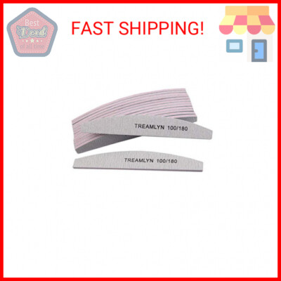 10 Pcs Rough Nail File 100/180 Grit, Heavy Duty Nail Files for Acrylic ...