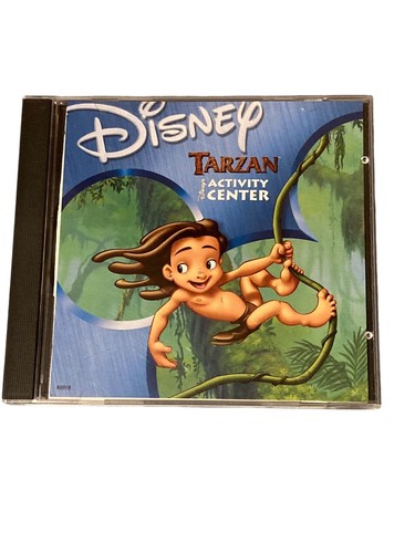 Disneys TARZAN Activity Center Game Windows 95 PC CD ROM 1999 Burroughs ...