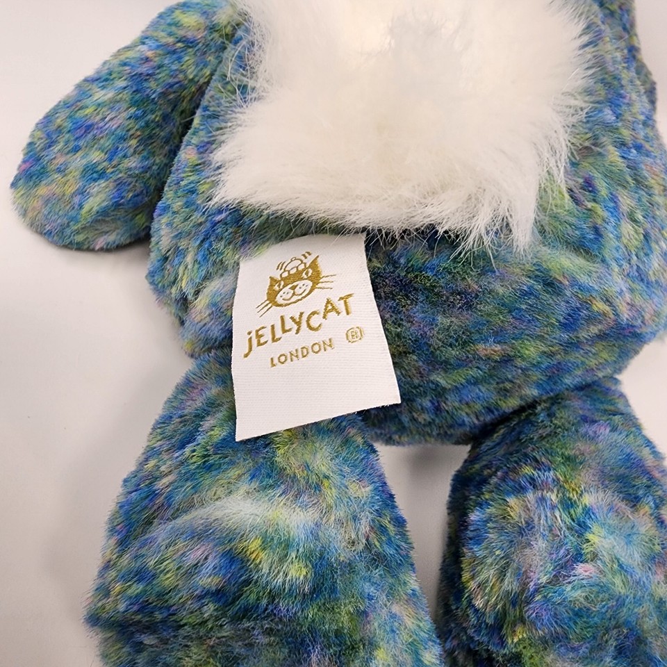 Jellycat Medium Bashful Azure Bunny Plush Limited Edition Soft Toy ...