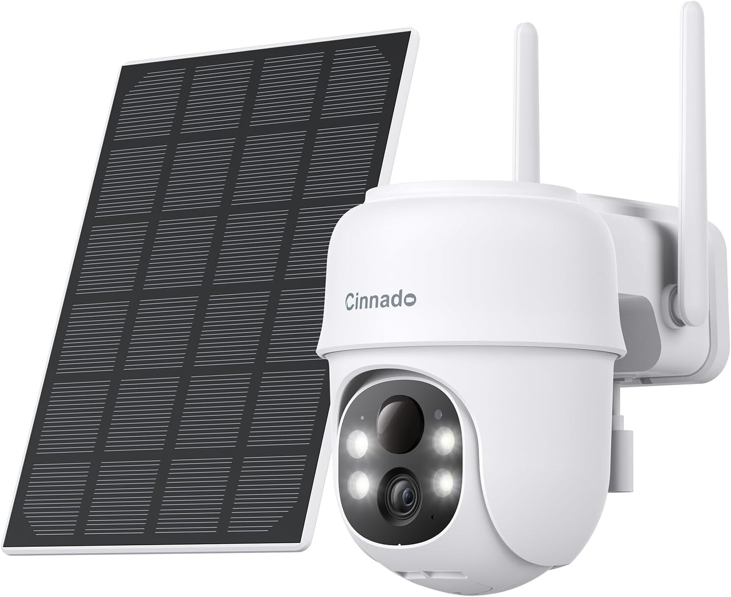 Cinnado Security Cameras PTZ Wireless Outdoor-2K Cameras, with Solar ...