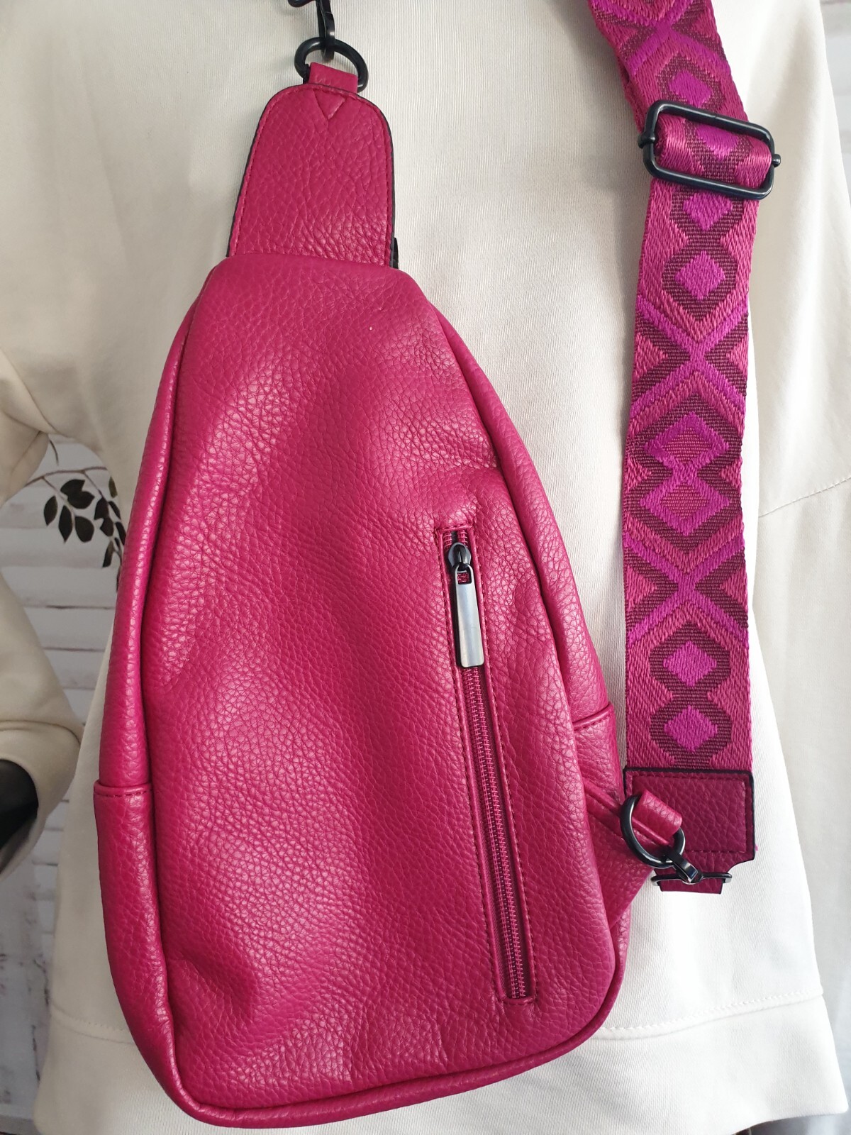 Neue Farben 💋Rucksack Bauchtasche mit Gurt Umhänge Tasche Cross Body Bag | eBay