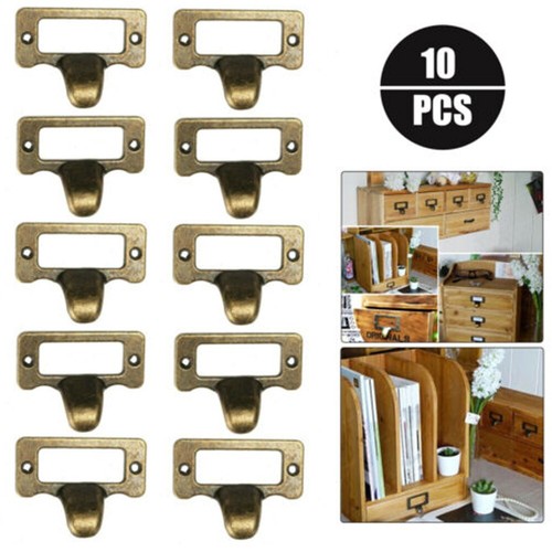 Label Pull Drawer Frame Handle File Handles Zinc Alloy 10pcs 58mm*45mm ...