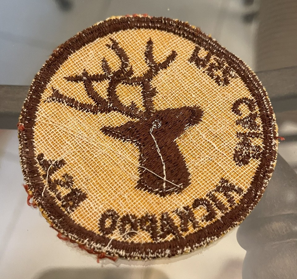 1952 Camp Kickapoo Patch Andrew Jackson Council Sebooney Okasucca 260 ...