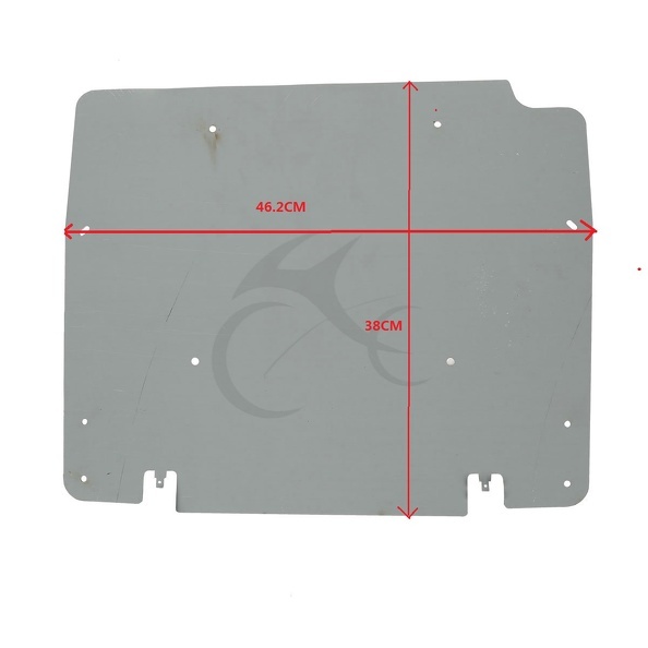 Chopped Trunk Backrest Mount Rack Plate Tail Light Fit For Harley ...