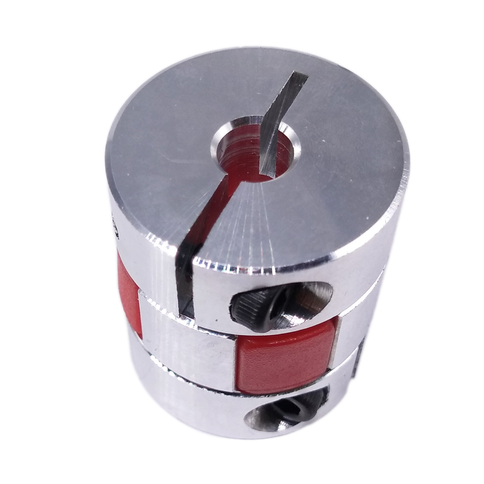 US Stock 6.35 1/4"x6mm CNC Flexible Plum Coupling Shaft Coupler Connect ...