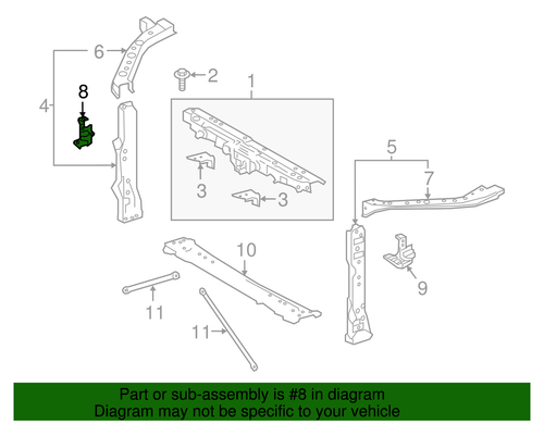 Genuine Toyota Upper Arm 52141-06170 | eBay