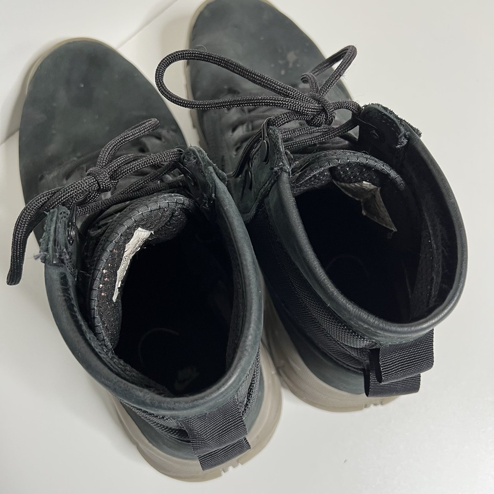 Nike Mens SFB Field 6 Inch Leather Boots Outdoor Tactical Black Taupe ...