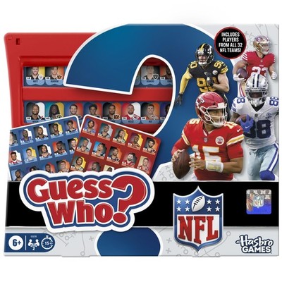 Guess Who? NFL Edition Board Game | Officially Licensed NFL Game for ...