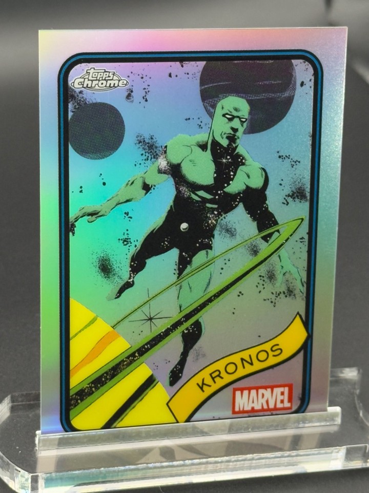 2024 & 2025 Topps Chrome Marvel - Kronos - #25 Refractor / #146 Blue ...