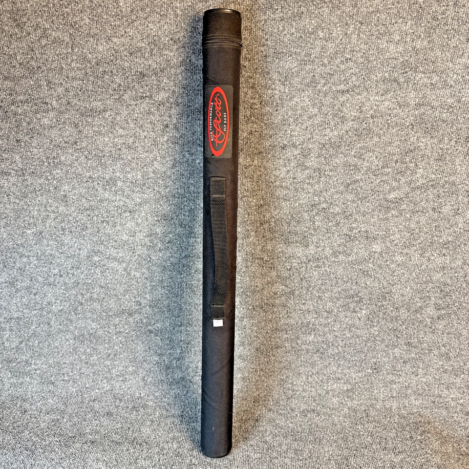 Scott Fly Rod Tube Canvas CASE ONLY Black With Red Letters & Handle 30 ...