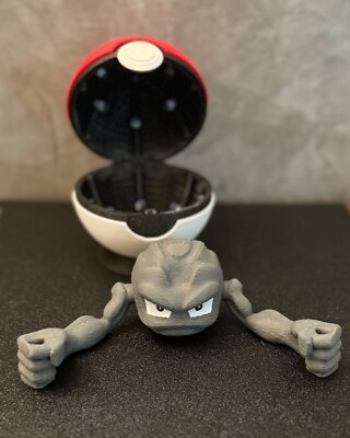 Geodude 3D printed in place arcticulated | eBay