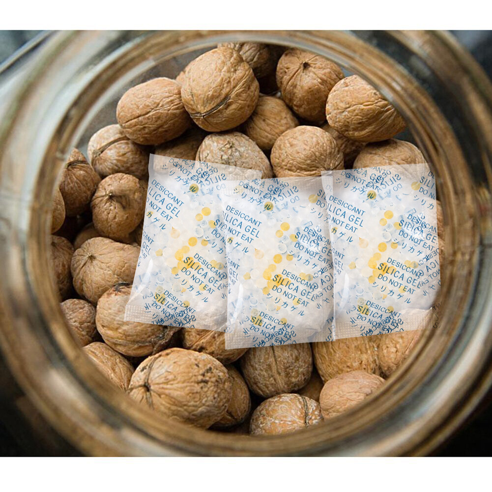 100Pcs 3 Gram Silica Gel Packs Desiccant Packets for Storage Moisture ...