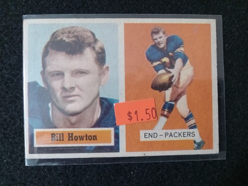 1957 Topps Football Card #33 BILL HOWTON Packers Excellent | eBay