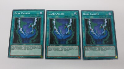 3x DARK CALLING SPELL CARD 1ST EDITION SGX3-ENA14 COMMON YUGIOH NM ...