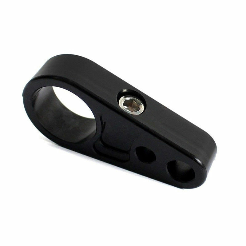 Motorcycle 1'' Handlebars Brake Line Clutch Cable Frame Clamp Clip For ...