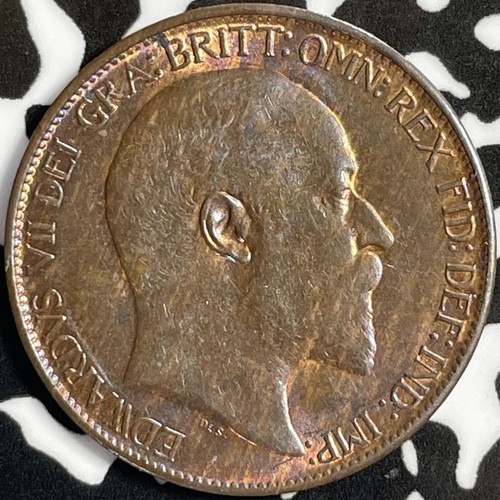 1905 Great Britain 1/2 Penny Half Penny Lot#D8873 High Grade! Beautiful ...