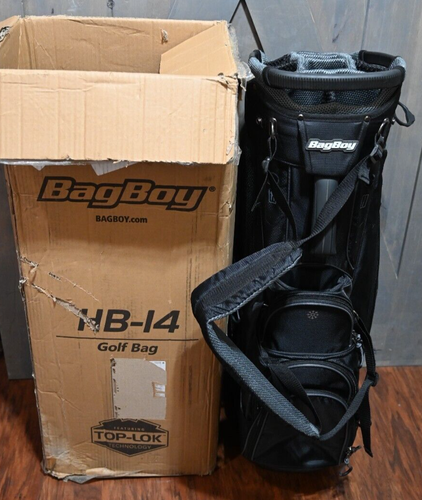 Bag Boy HB-14 Hybrid Golf Stand Bag Black NEW in Box | eBay