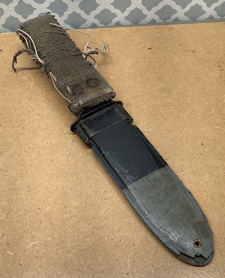 VINTAGE WW II PAL RH36 US Navy Fighting Knife & USN MK-1 Sheath Read ...