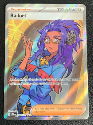 Raifort 142/131 Prismatic Evolutions Full Art Ultra Rare Pokemon TCG ...