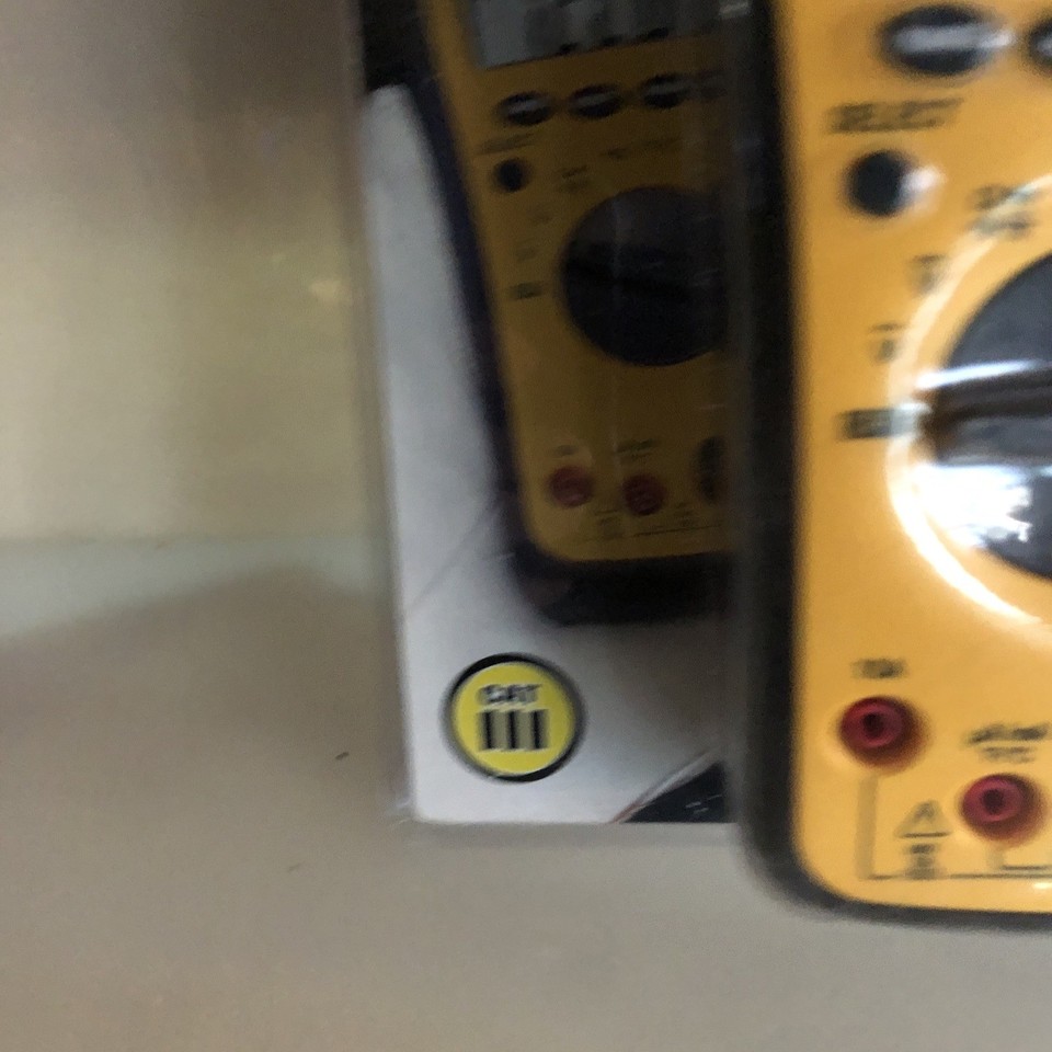 IDEAL 61-340 Test-Pro Multimeter Voltmeter Ohm meter Cat III 600 Volt ...