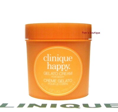 CLINIQUE Happy Gelato Cream for Body in "HAPPY" Original Scent (6.7oz ...