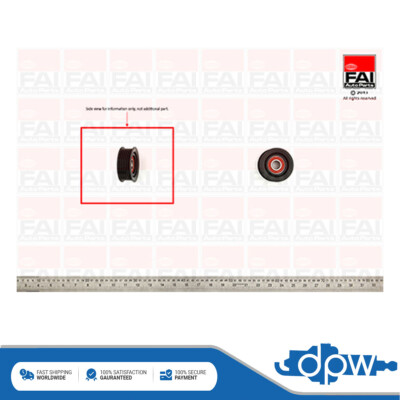 Fits Mercedes Audi BMW VW Skoda + Other Models Deflection Guide Pulley ...
