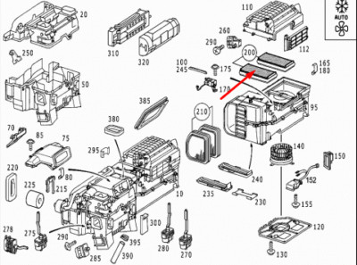 NEW MERCEDES-BENZ S-CLASS W220 CABIN AIR FILTER A2108301018 2003OEM | eBay