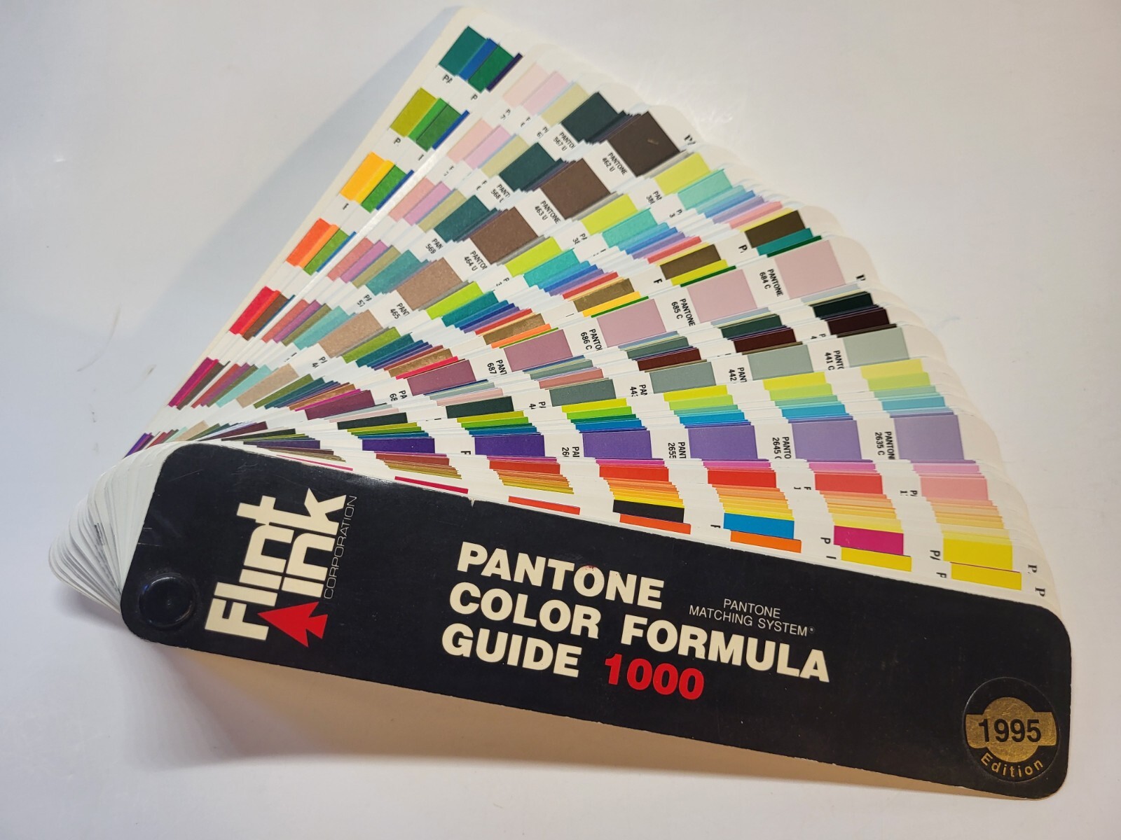 VTG 1995 Pantone Color Formula Guide 1000 - Fan Book Flint Ink | eBay
