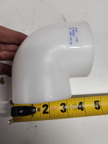 Ipex 537147 2" 90° Elbow Enpure High Purity Polyprolene Socket Fusion ...
