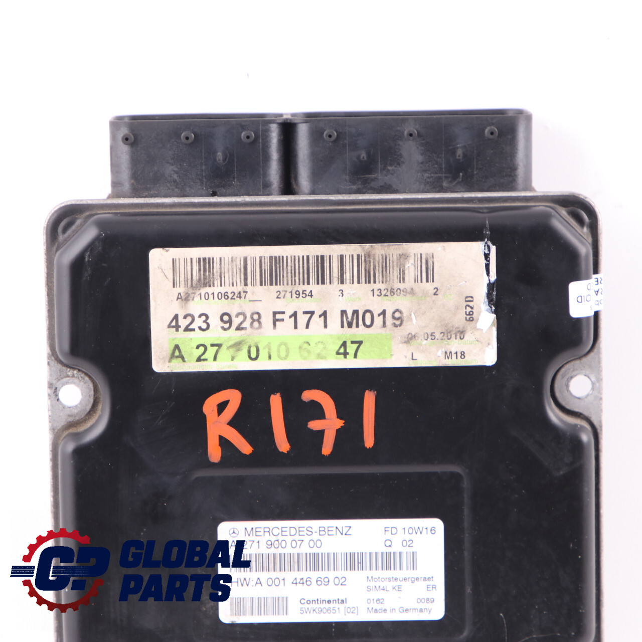 Mercedes R171 SLK200 Kompressor M271.954 Engine Control Unit ECU ...