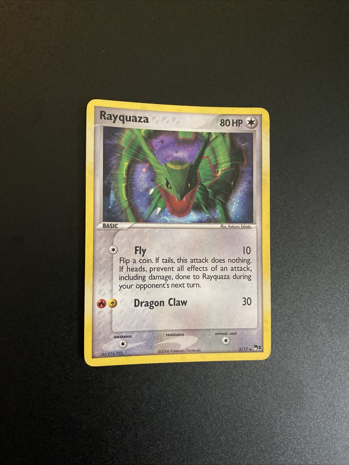 Rayquaza Holo Rare Pop Series 1 Promo 3/17 Played Condition | eBay