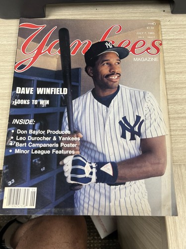 New York Yankees Magazine –July 7, 1983 Dave Winfield | eBay