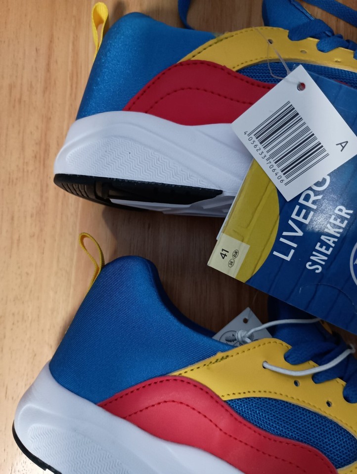 Lidl Livergy Mens Trainers UK 7.5 EU 41 Limited Edition Colourful New ...
