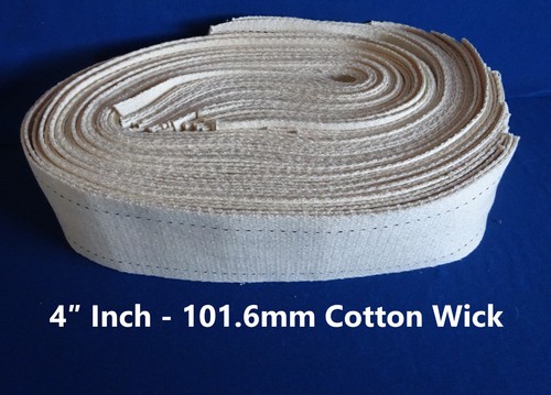 4" Inch - 101.6mm Oil Lamp Wick FREE Shipping Worldwide FREE Burner ...