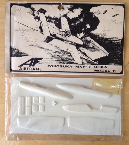 Airframe 1:72 Yokosuka MXY-7 Kamikaze Baka Bomb Vacuformed Kit #9 ...