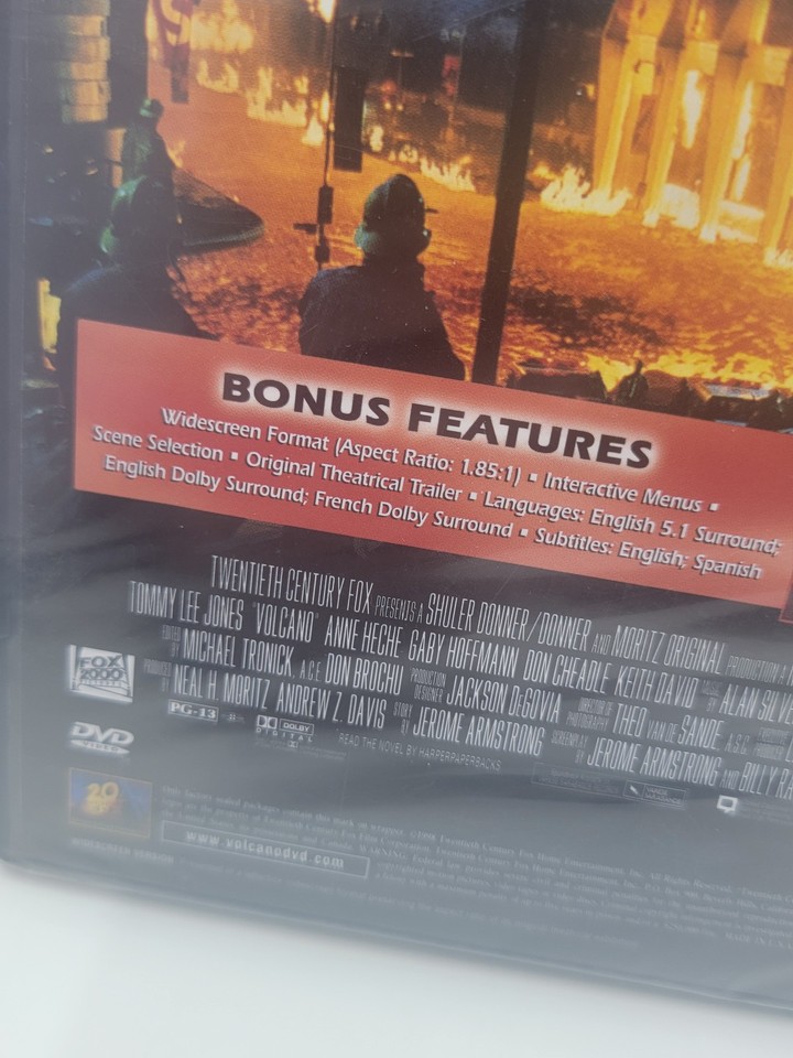 Volcano DVD 1998 Brand New Sealed Tommy Lee Jones Anne Heche 90s ...