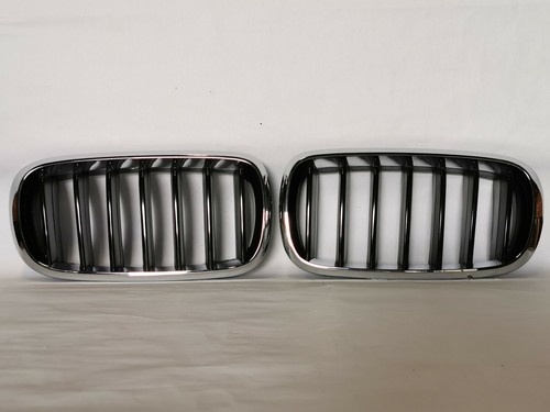 Front Bumper Grille Chrome Black Fit BMW X3 2011-2014 51117237421 ...