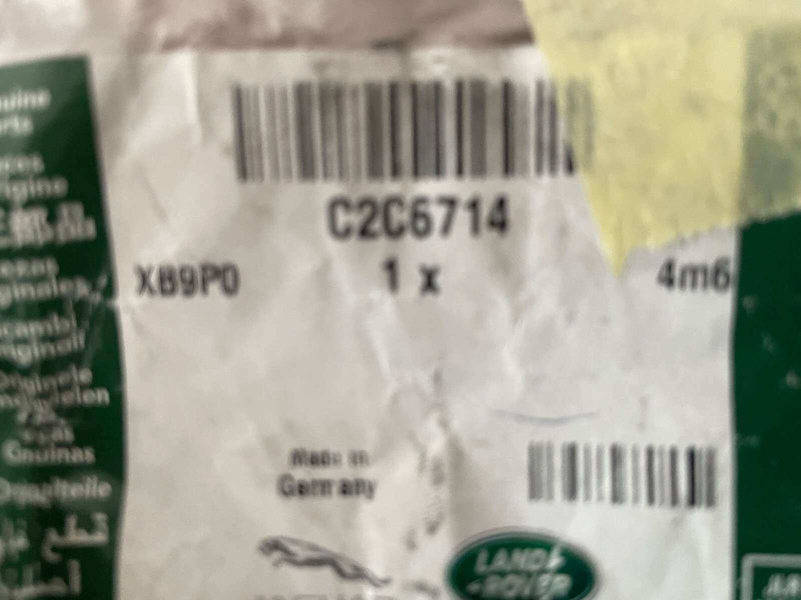 Jaguar Automatic Gearbox Sump Pan Seal C2C6714 S22 for sale online | eBay