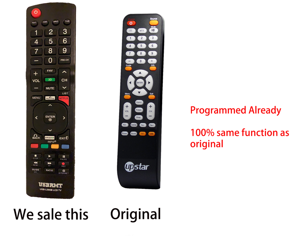 Brand New USB Universal Remote Replaced for UPSTAR TV - Already ...