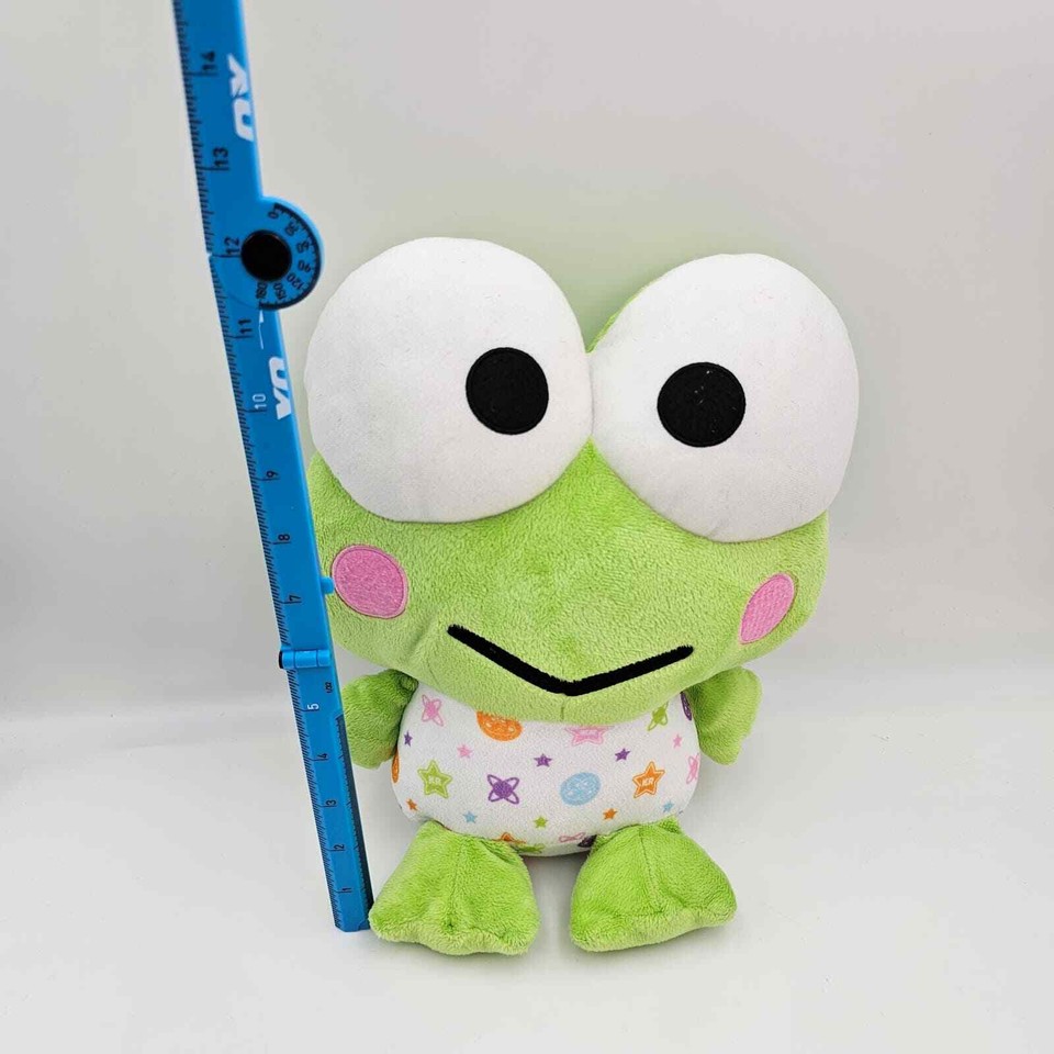 Hello Kitty Sanrio Keroppi 12" Frog Plush w/ Stars Atoms RARE | eBay