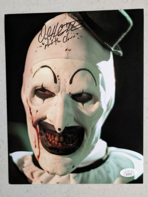 DAVID HOWARD THORNTON Signed Art the Clown 8x10 Photo TERRIFIER ...
