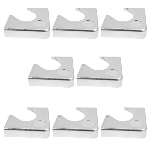 8pcs Pool Table Corner Guard Plates ABS Billiard Table Corner ...