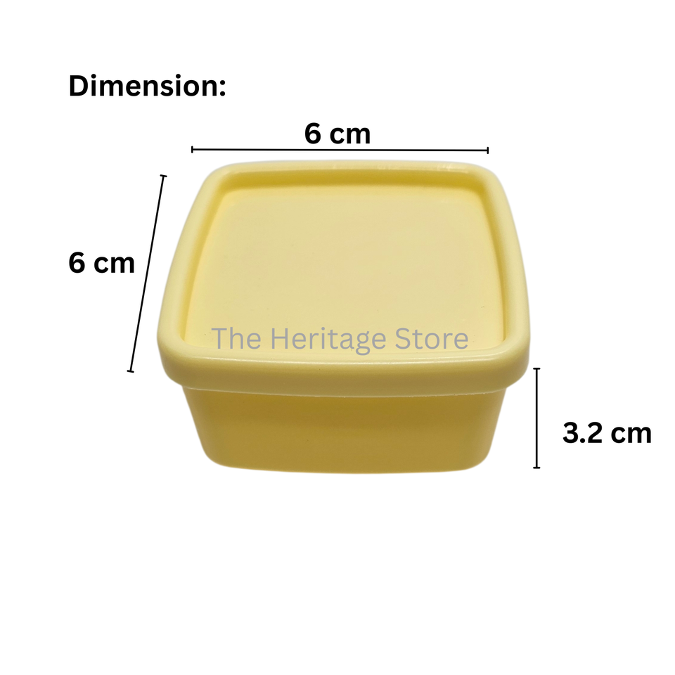 Colourful Food Storage Square Small Containers - 2 sets (10 pcs ...