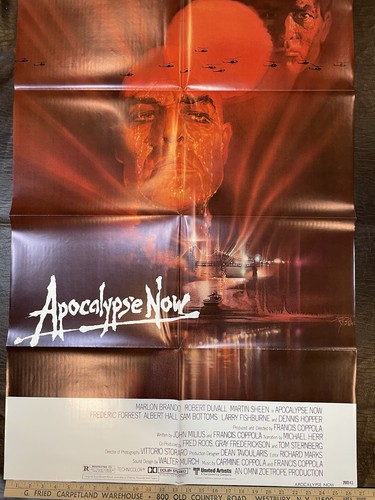 Original 1979 APOCALYPSE NOW One Sheet Movie Poster 27x41 Inches ...